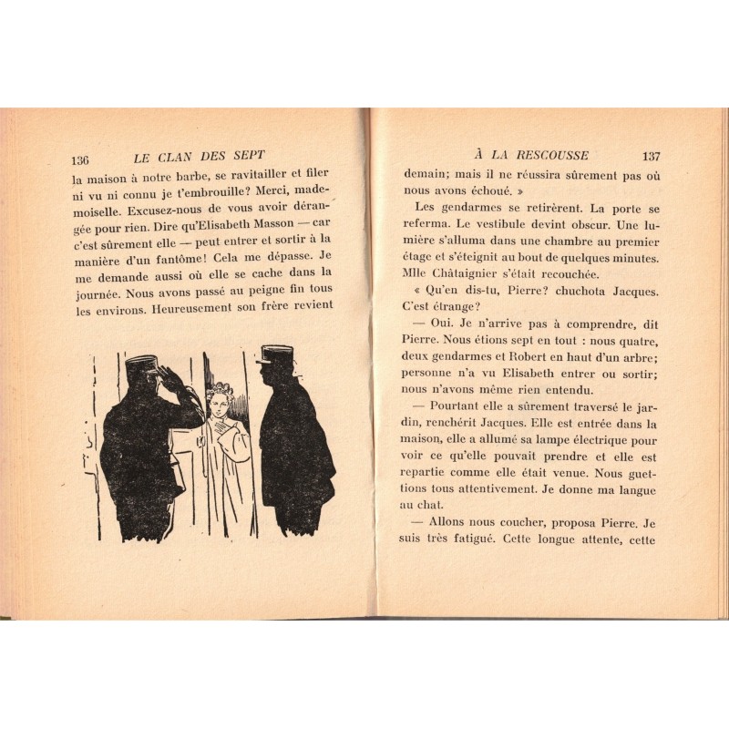 Le clan des sept à la rescousse, Enid Blyton, 1969 - aventures jeunesse ...