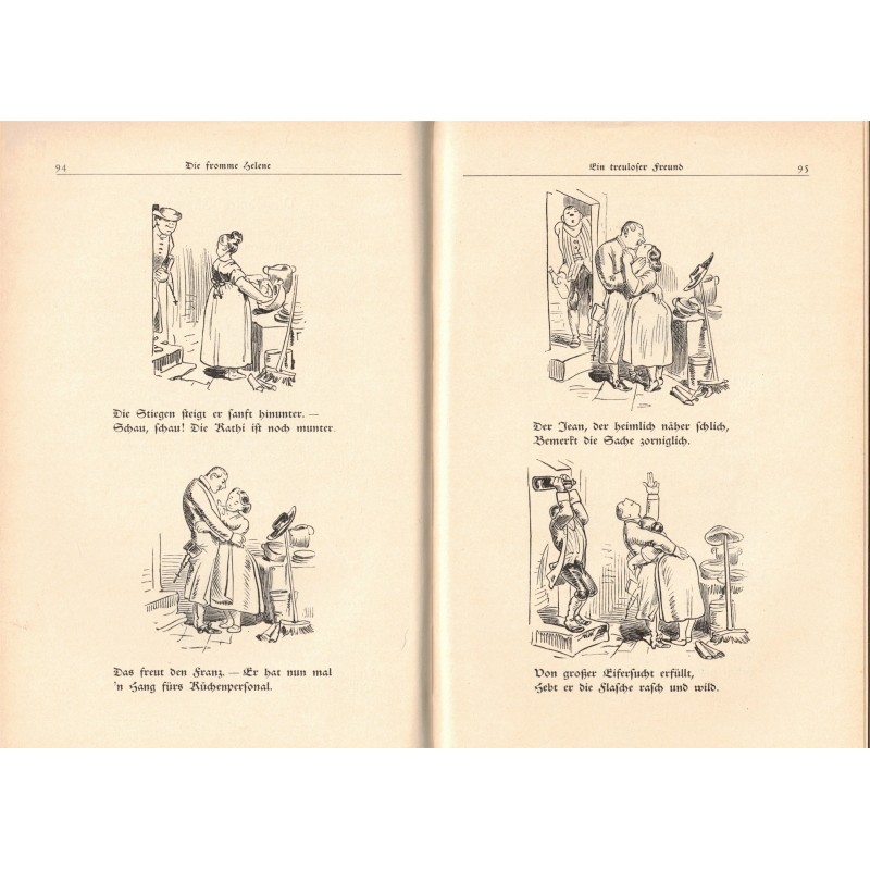 Die Fromme Helene, Wilhelm Busch, 1936 - peintres illustrateurs, humour ...