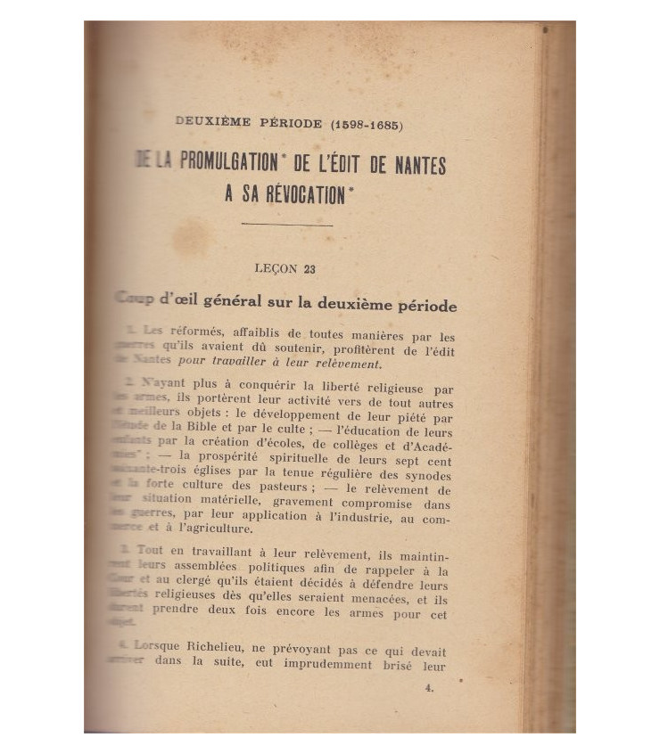 Histoire abrégée des Protestants de France, J. Bastide, 1933 ...