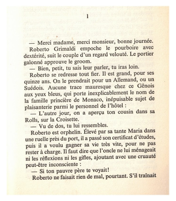 Le play-boy, Roger Borniche, 1976 - roman policier, Côte d'Azur