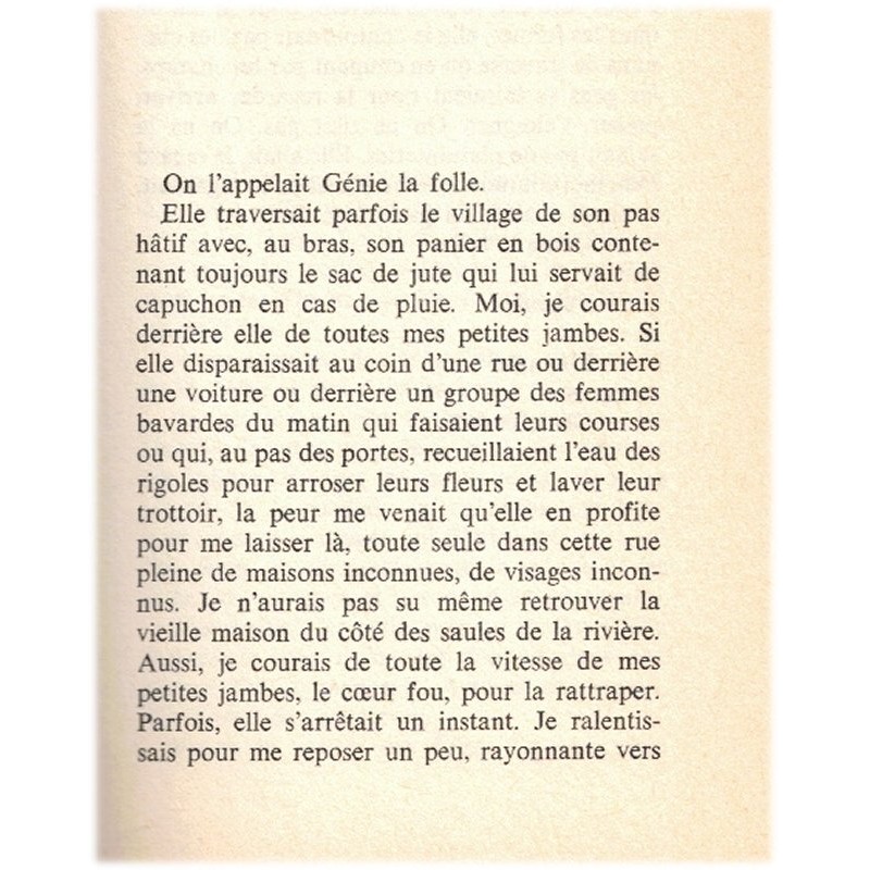 Génie la folle, Inès Cagnati, 1976 - domestique agricole, amour filial ...