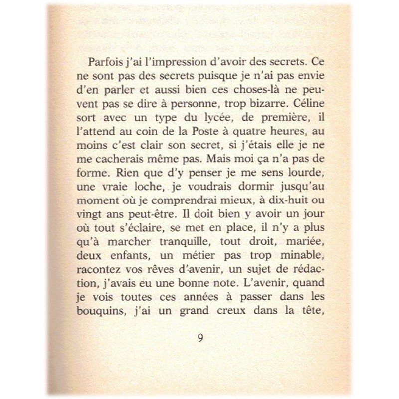 Ce qu'ils disent ou rien, Annie Ernaux, 1992 - mal être de l'adolescence