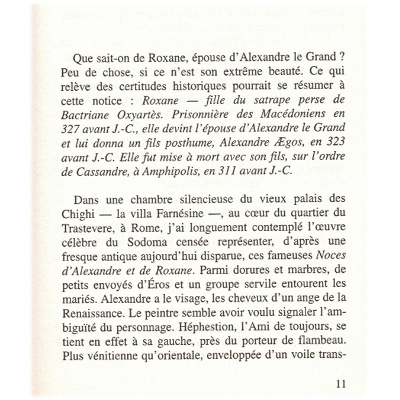 Roxane l'éblouissante, Joséphine Dedet, 2001 - épouse d'Alexandre le ...