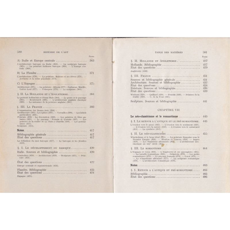 Histoire de l'art II, Moyen Age et temps modernes, Pierre Lavedan, 1944 ...