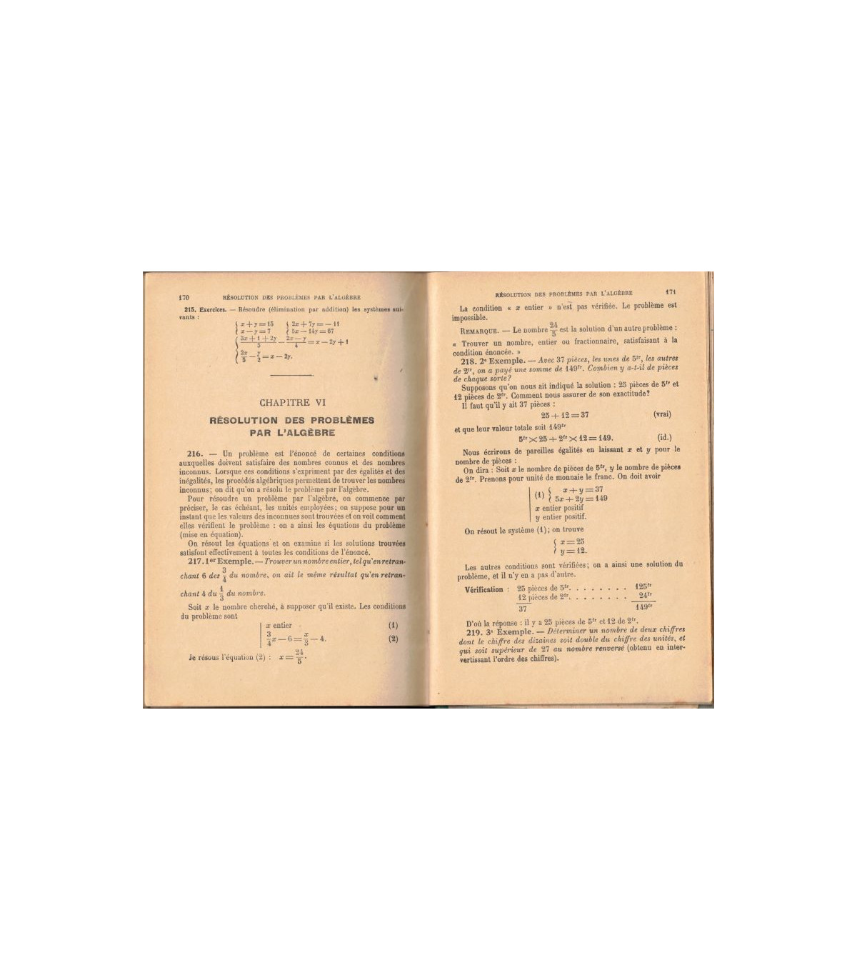 Arithmétique et notions d'algèbre, classes de 4e et 3e, Brachet et ...