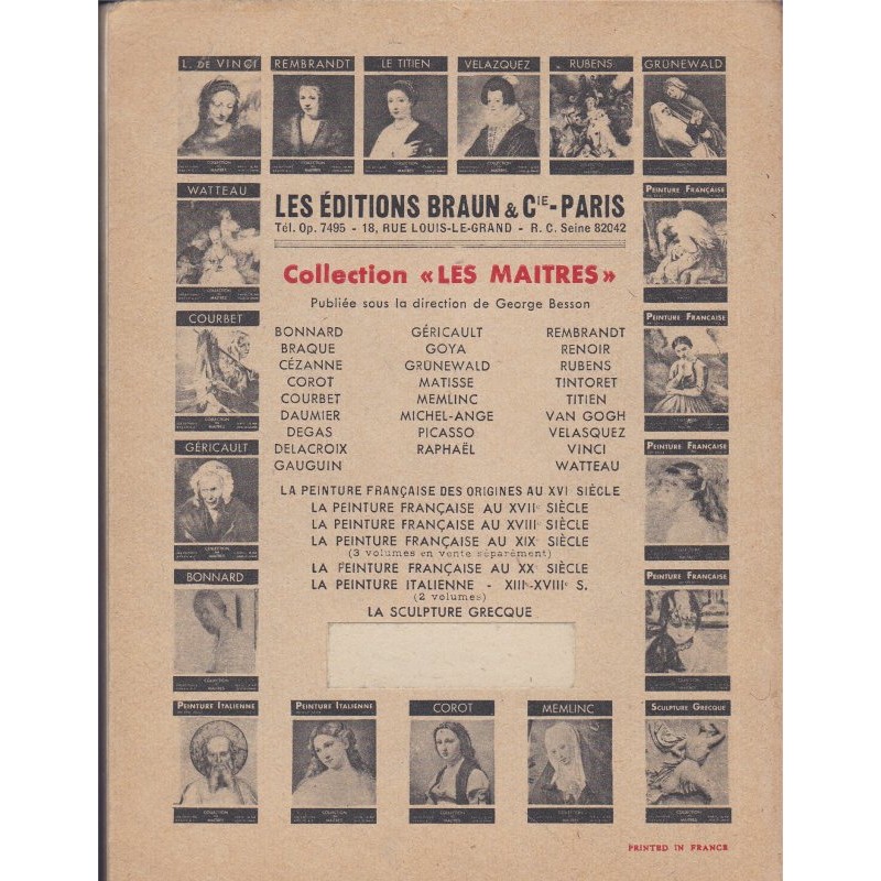 La Peinture française au XIXe siècle volume 3, George Besson ...